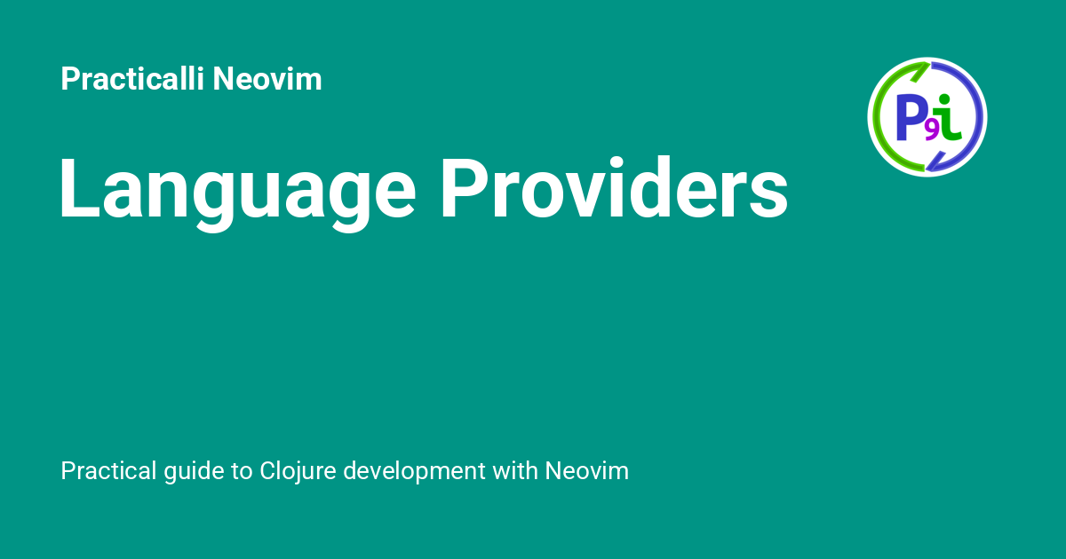 Language Providers Practicalli Neovim