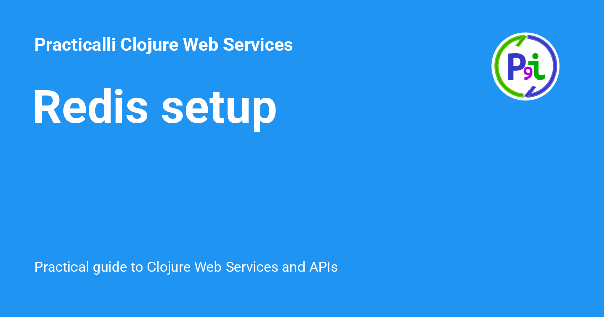 Redis Setup Practicalli Clojure Web Services 3439