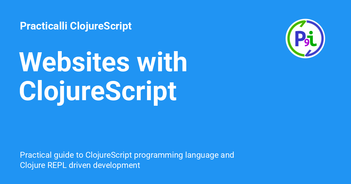 Websites With Clojurescript Practicalli Clojurescript