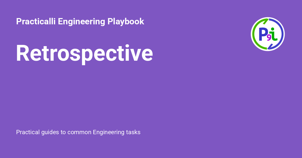 Retrospective - Practicalli Engineering Playbook
