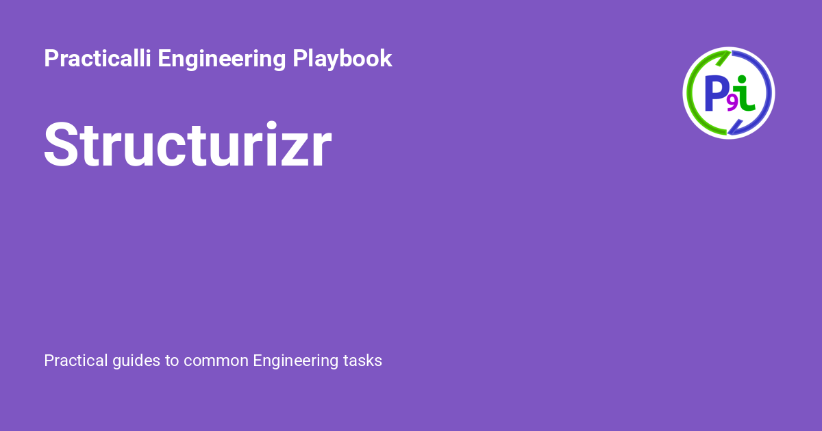 Structurizr - Practicalli Engineering Playbook