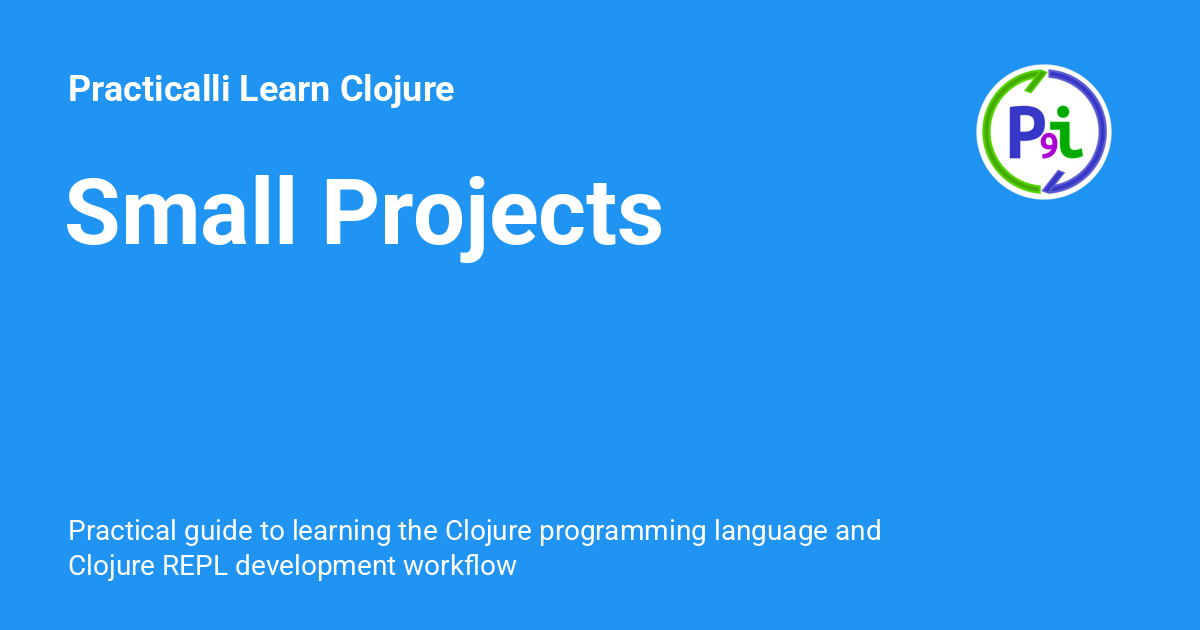 Small Projects Practicalli Learn Clojure 9455