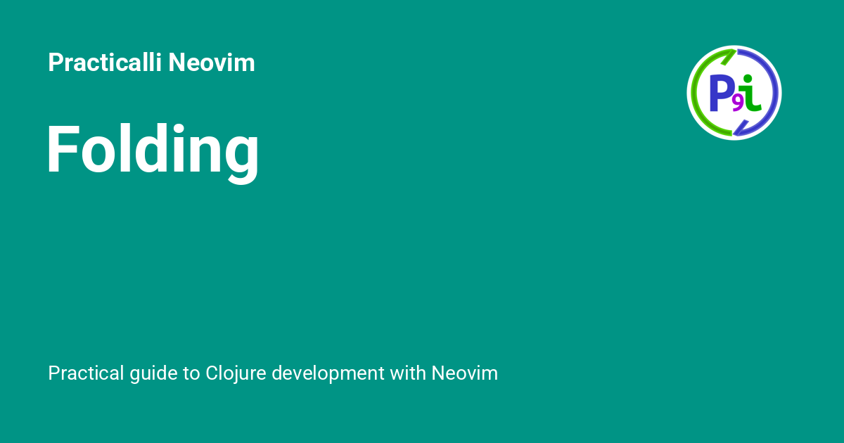 Folding - Practicalli Neovim