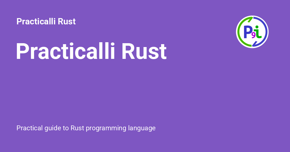 Practicalli Rust - Practicalli Rust