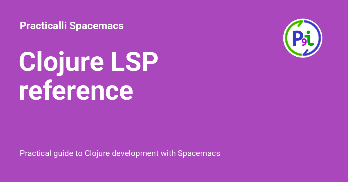 Clojure Lsp Reference Practicalli Spacemacs